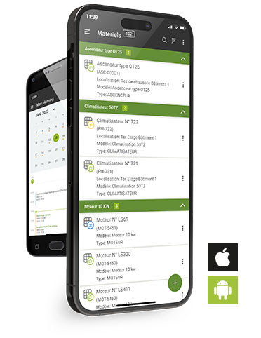 GMAO mobile dédiée aux techniciens et gestionnaires de stocks : CARL Touch